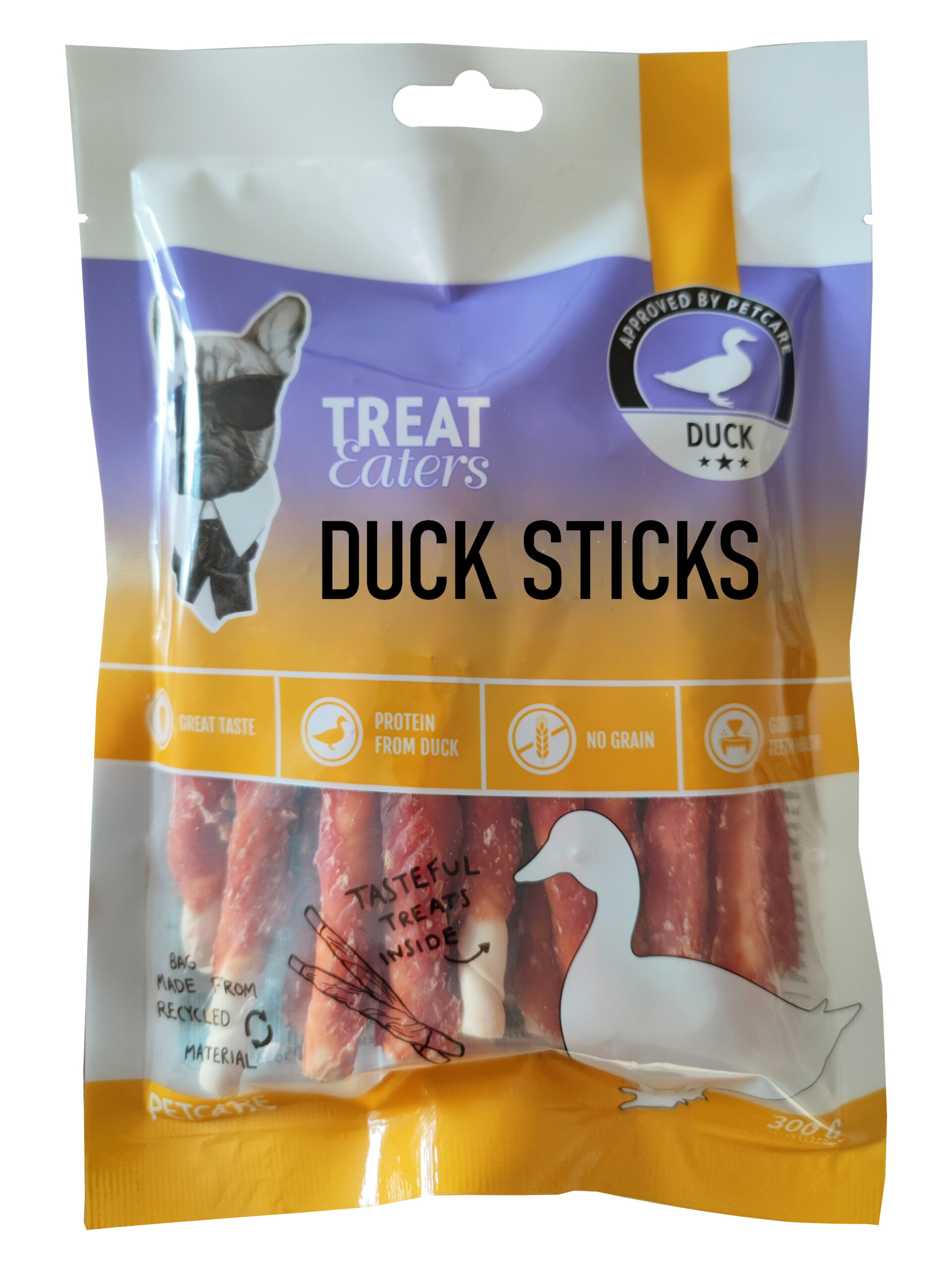 Treateaters Duck sticks 300g - www.resenlandhandelshop.dk