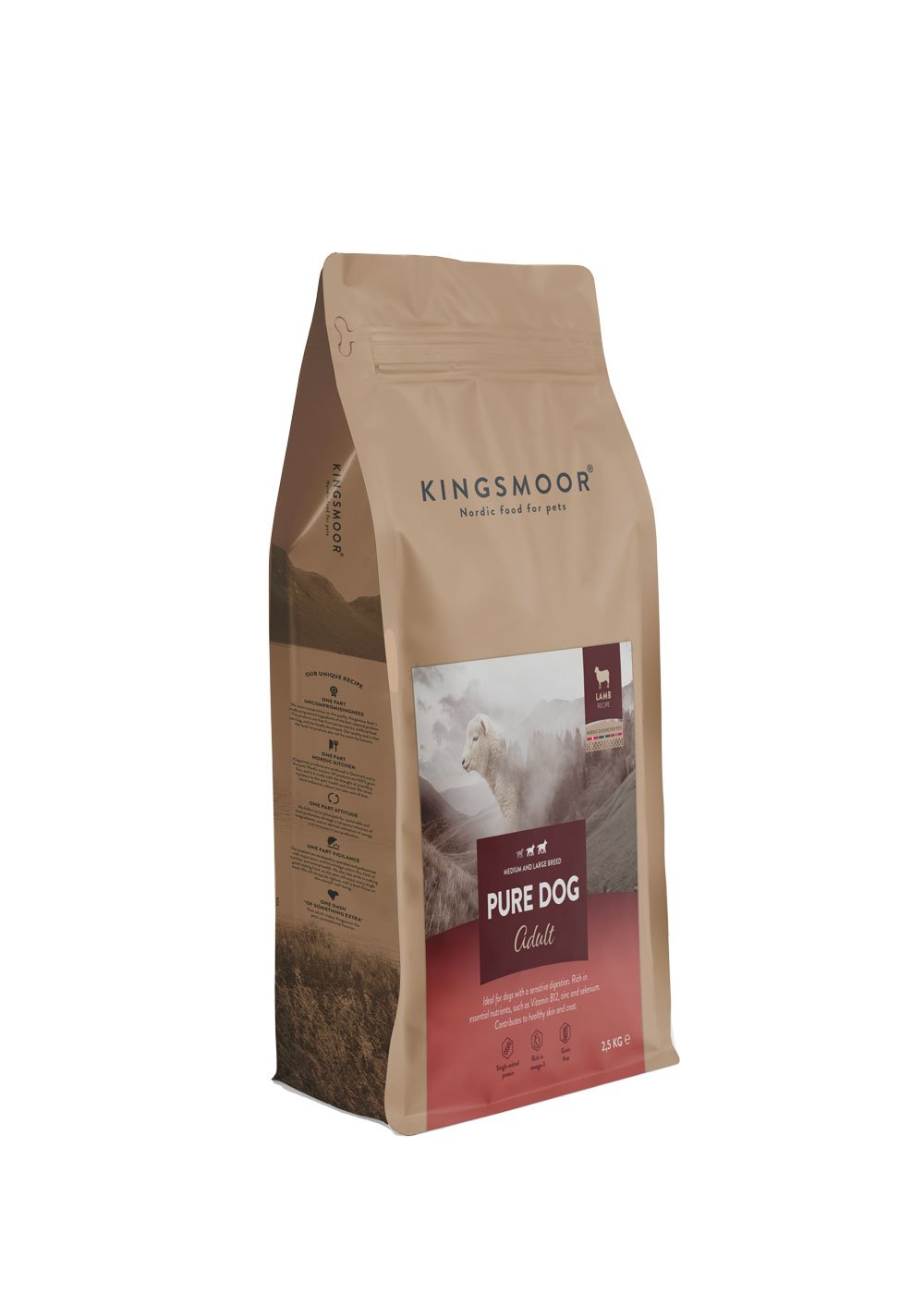Kingsmoor Pure Lamb Medium and Large Breed, 9,5kg - Kingsmoor ...